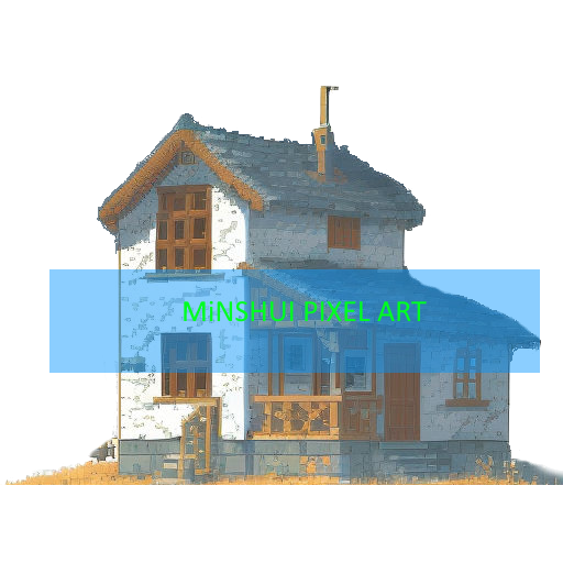 pixel art houses for your game by Amabuba
