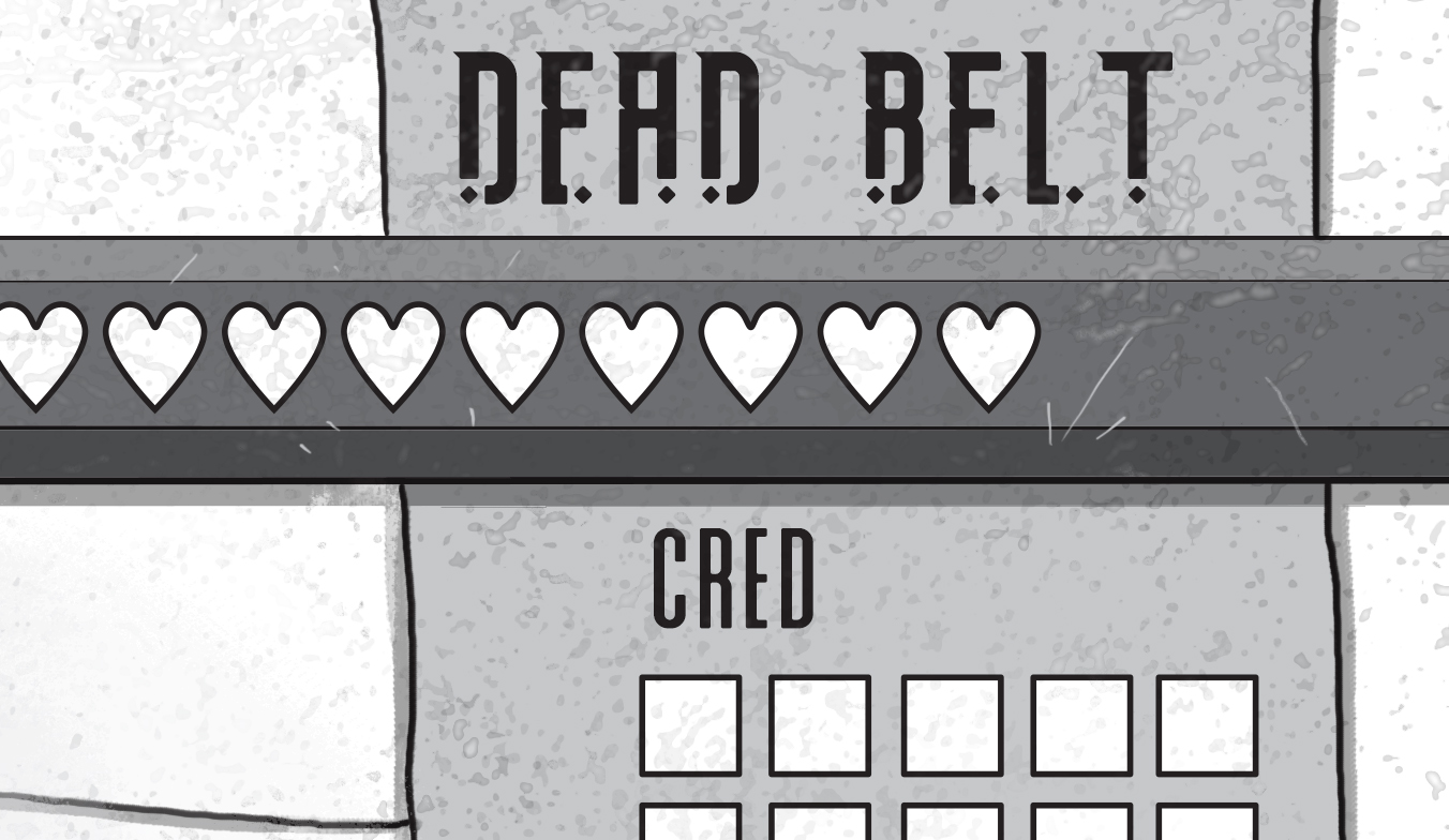 Dead Belt Character Sheet by Galen Pejeau