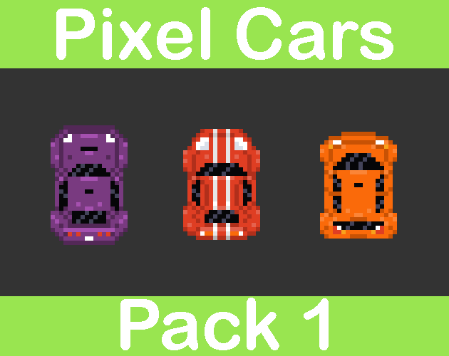 Pixel Cars Pack 1 by DarkCesium