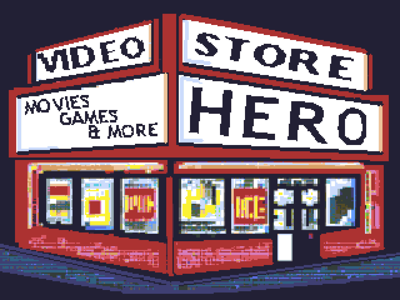 Video Store Hero by baroncalamity