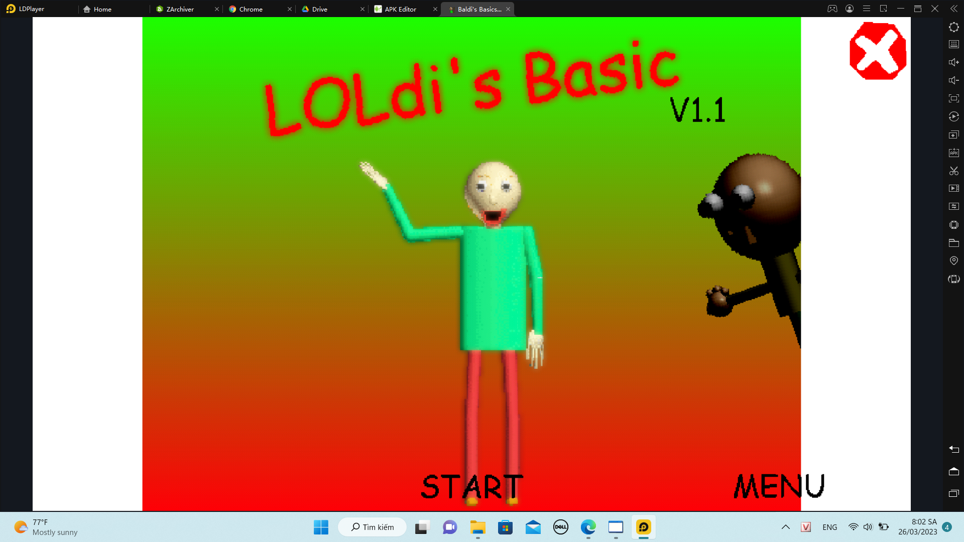 LOLdi's Basics Android Port by Baldi's Basics Official VN