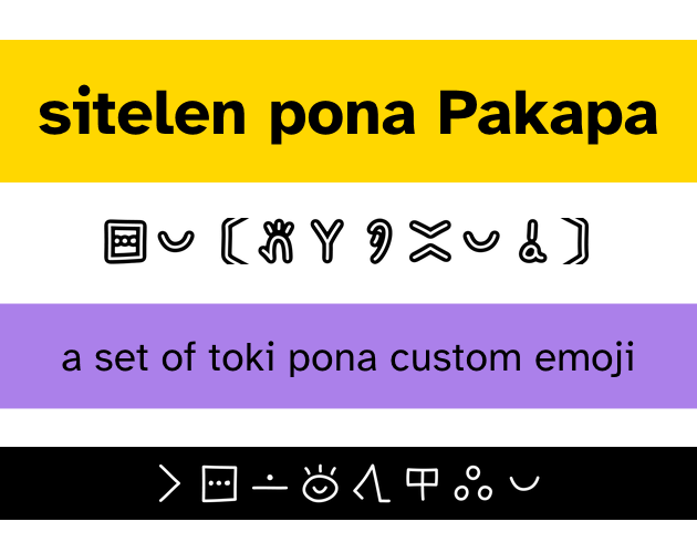 sitelen pona Pakapa by Packbat