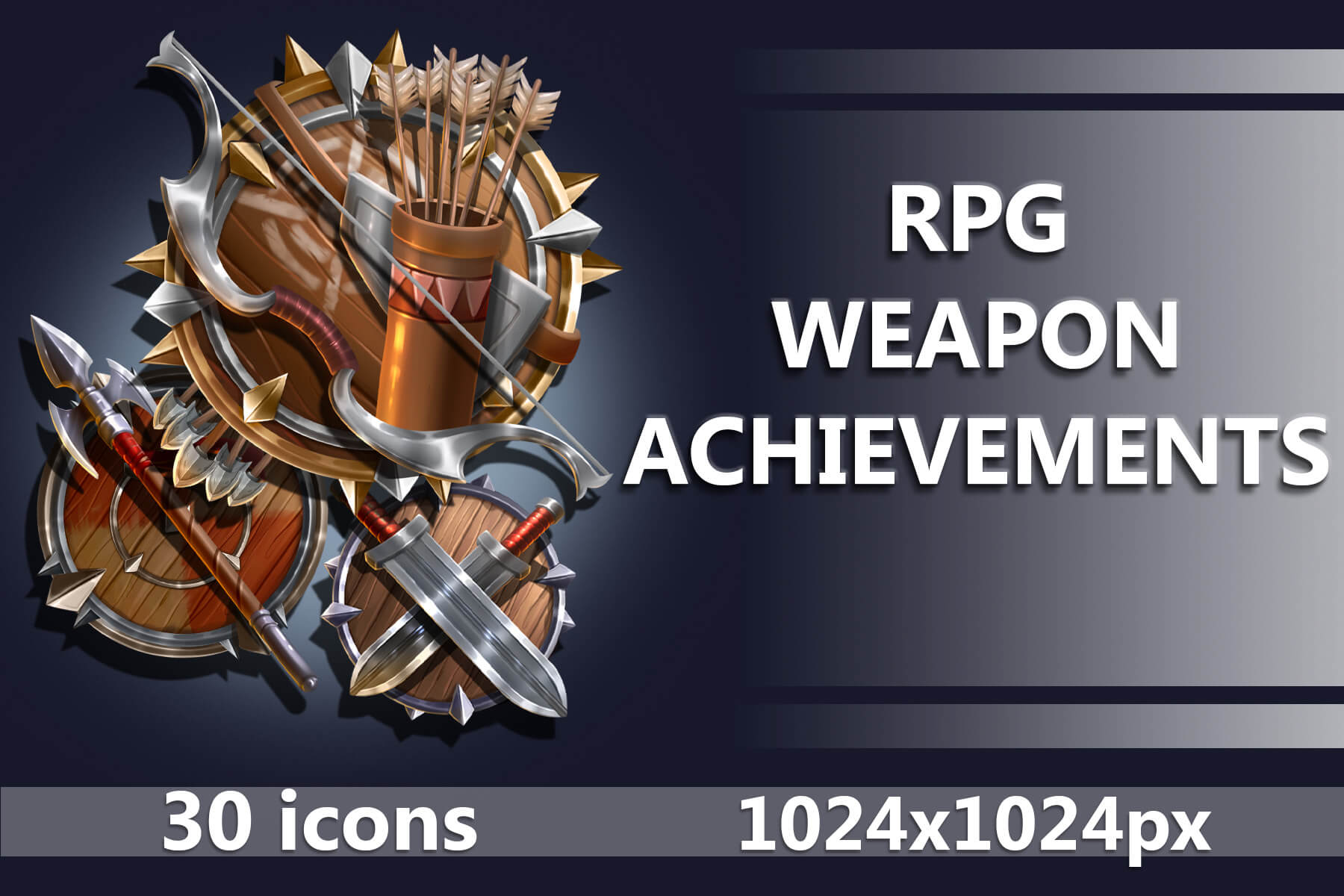 Achievement Game Icons by Free Game Assets (GUI, Sprite, Tilesets)
