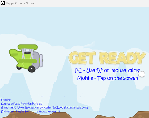 Flappy plane by Bruno