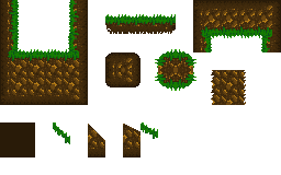 Simple Ground and Sky Tileset by Edebran