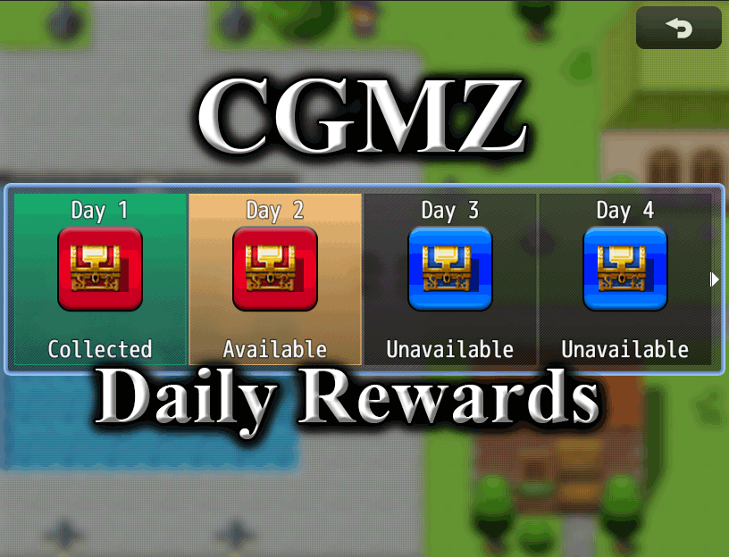 [CGMZ] Daily Rewards for RPG Maker MZ by Casper Gaming