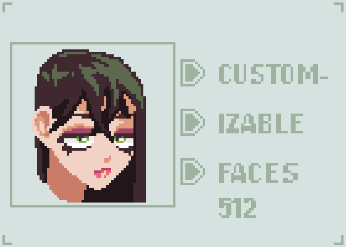 Customizable Faces 512 by Toko