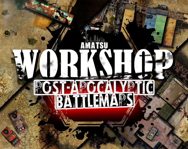 Workshop ☢️ Post apocalyptic VTT Battlemap by Amatsu Maps
