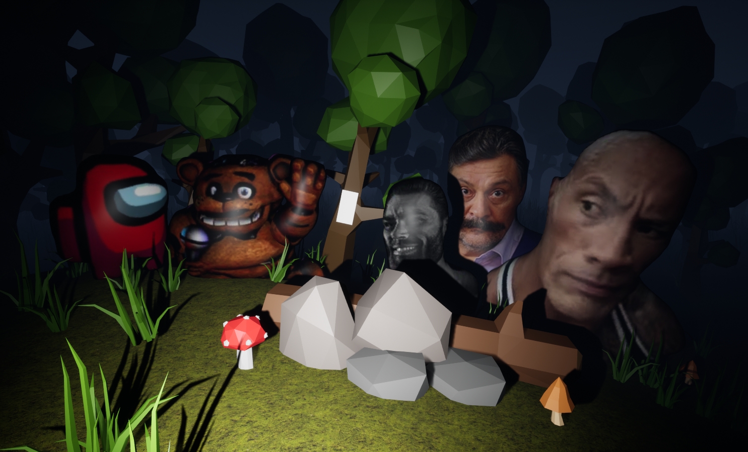 The meme forest by Olezhek2020