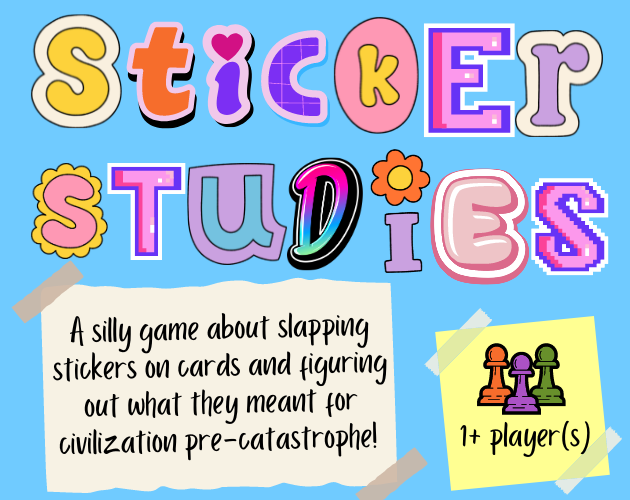 Sticker Studies by Beth and Angel Make Games