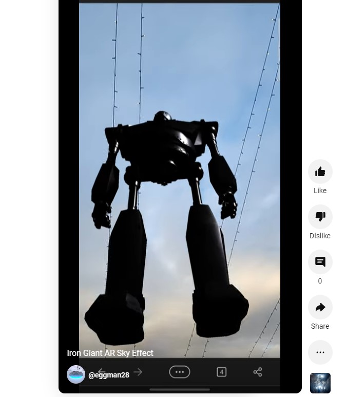 Rate AR Sky Effect - Iron Giant by EggMan28 for 8th Wall March ...