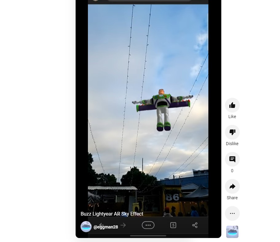 Rate AR Sky Effect - Buzz Lightyear by EggMan28 for 8th Wall March ...