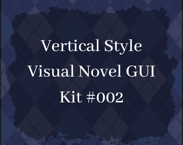 Visual Novel GUI Kit Vertical Style #002 by NingNing
