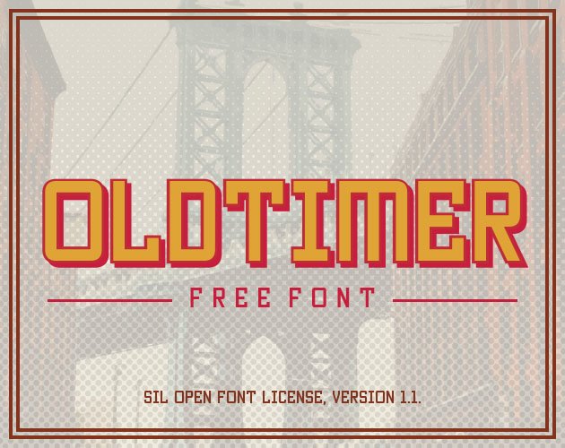 Oldtimer - Free Font by GGBotNet