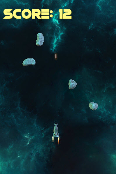 Asteroids Game By Jacbeegood