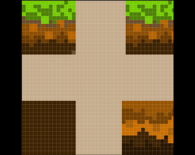 Grass + Mud tileset | 40X40 Pixels by Megh Mehta