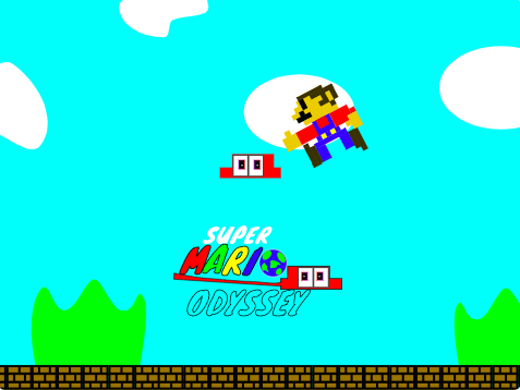 Mario Odyssey NES style by GoodPixelDev