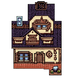 Pixel Art village buildings by Vionix