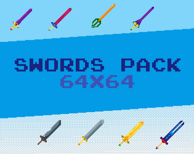 Swords pack asset (20 swords to use) by Ilustra Mundo Games