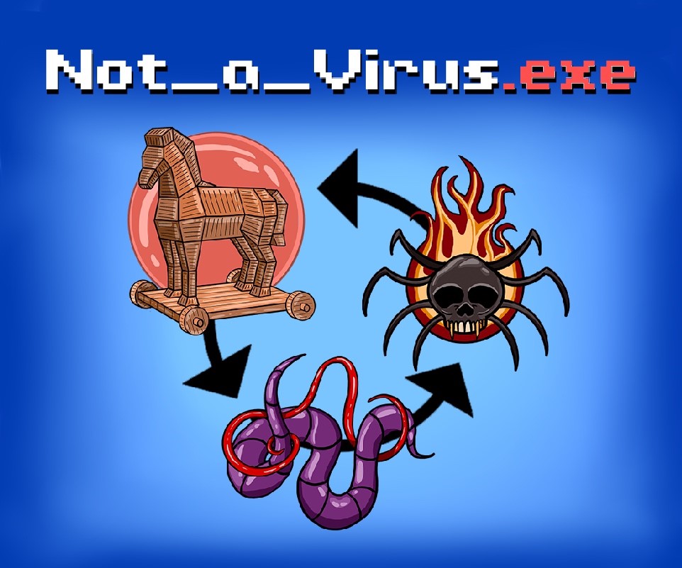 Not_a_Virus.exe by ZeynepTopuz, Ngardy, crustallos, hanatan, mybilge, DEDICADE Studios