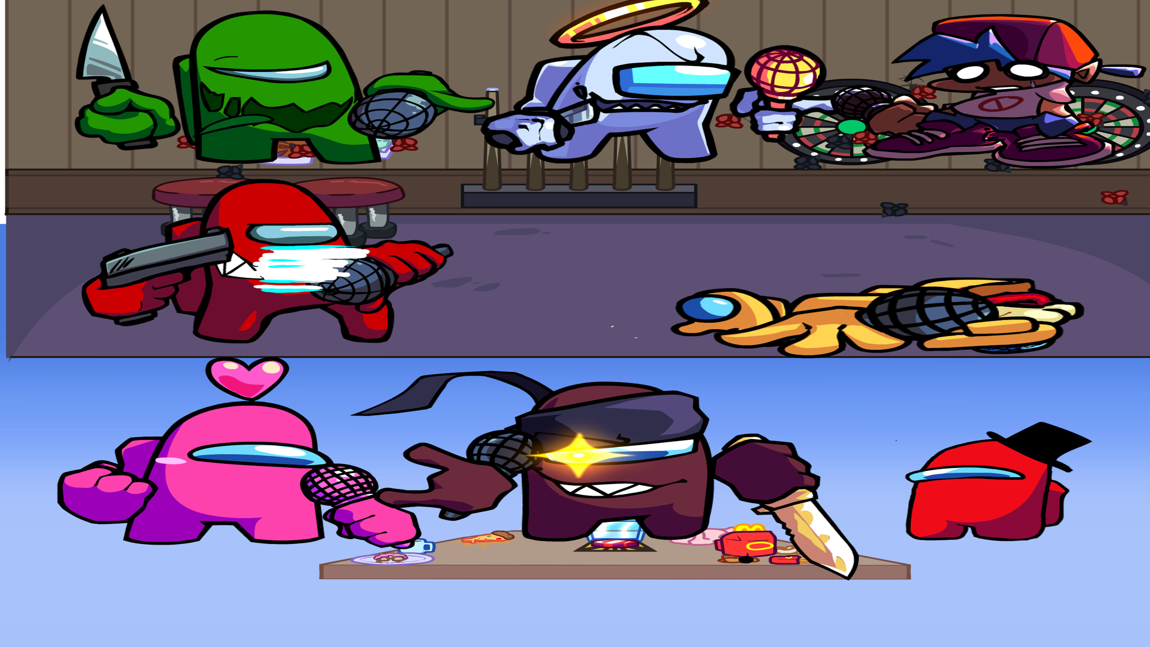 FNF Imposter Battle by JanreyFNFPlayz123