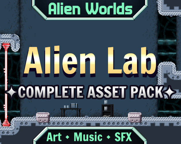 Alien Worlds - Alien Laboratory by Dustin Auxier