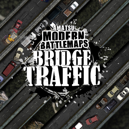 Urban battlemaps : Modern Rush Hour battle map by Amatsu Maps