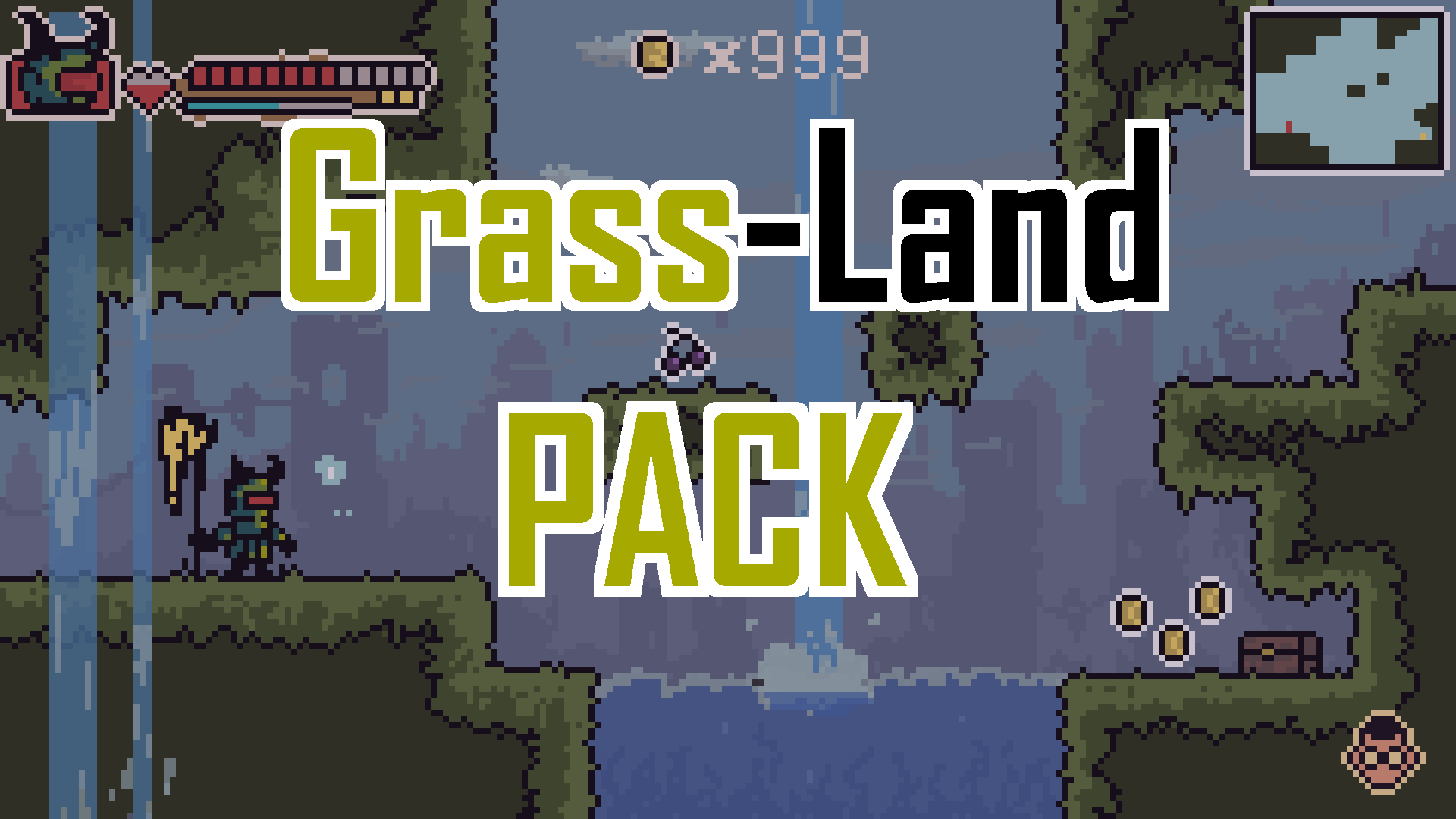 2d platformer grass tilemap by Amd_Pixels