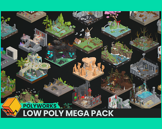 Low Poly Mega Pack - Polyworks by Off Axis Studios