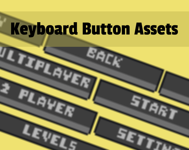 2D Pixel Button Pack by Joshua Briggs