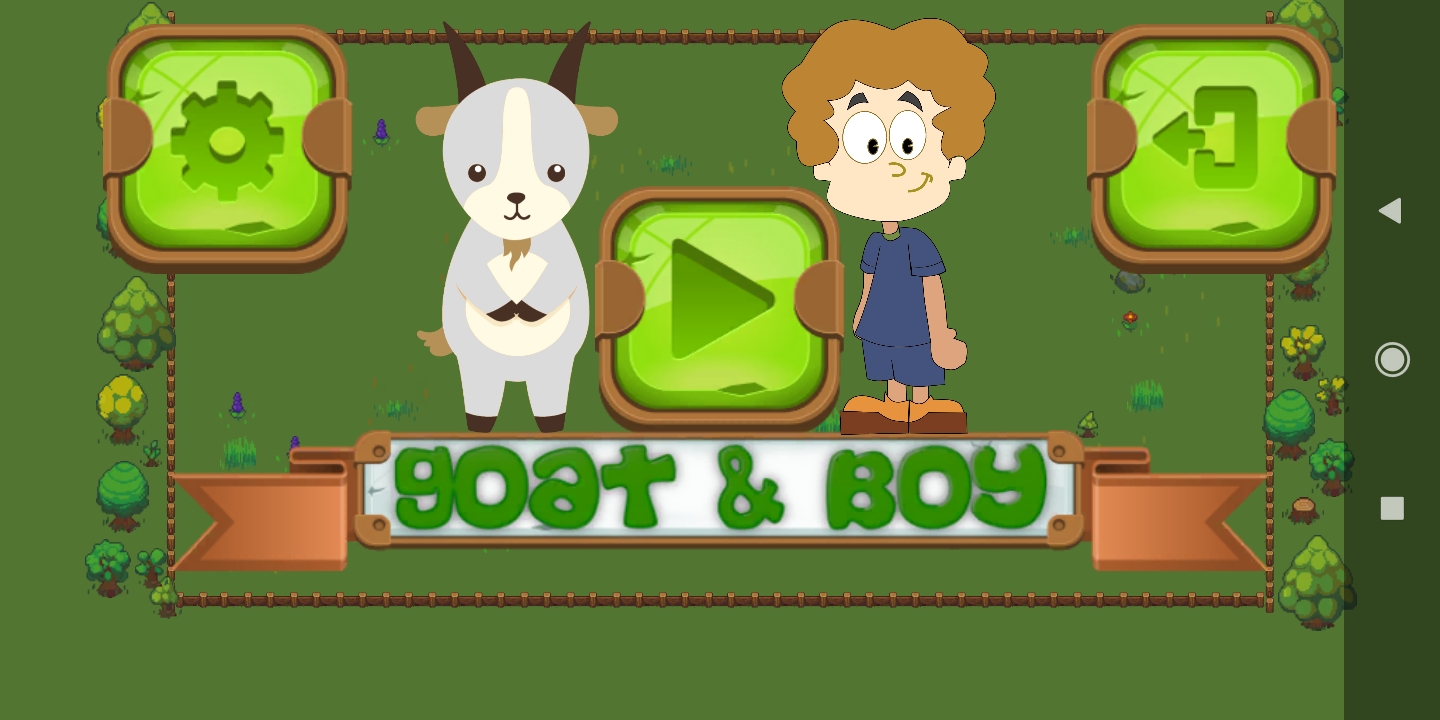 Goat and Boy 2D by Bohdan Myroshnyk