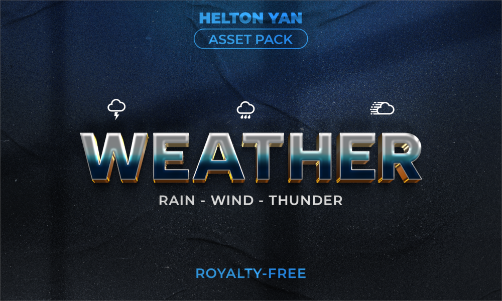 FREE WEATHER SFX - Rain, Wind and Thunder by Helton Yan