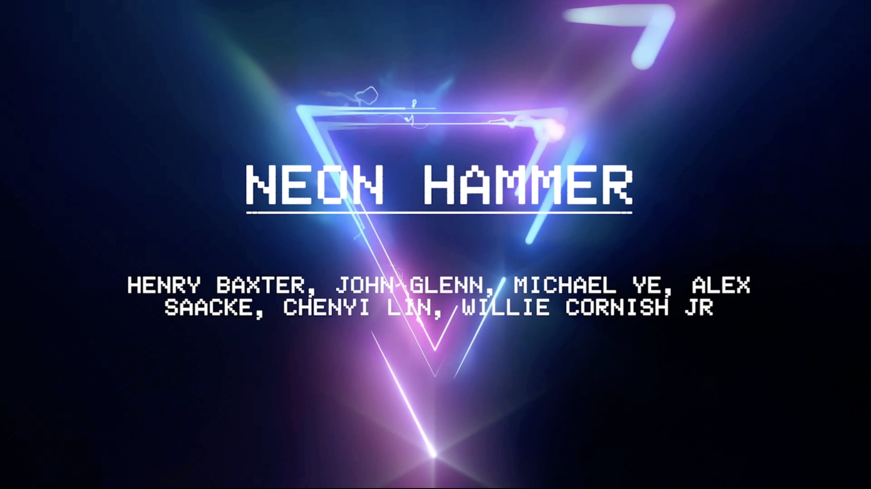 Neon Hammer by johgle