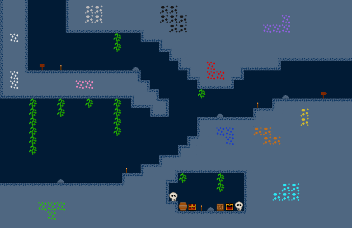 Caves And Mines Tileset 2D Asset Pack by JoyTree Studios