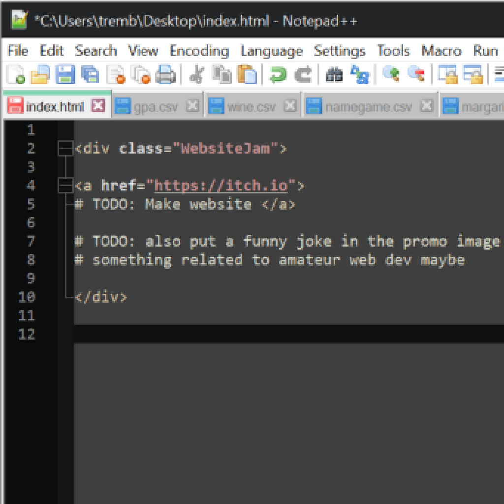 DevLUp FSU Personal Website Jam - itch.io