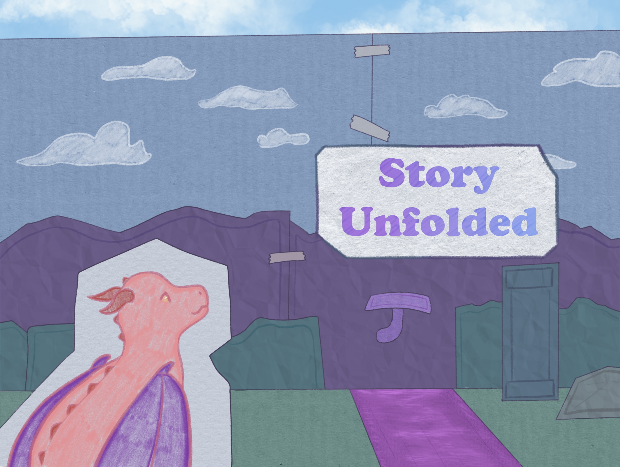 Story Unfolded by Origami Games @ Abertay, Pew, Hedda Kalvø, ceritait