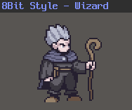 8-Bit Heroes2) Wizard by Sagak Art (Pururu)