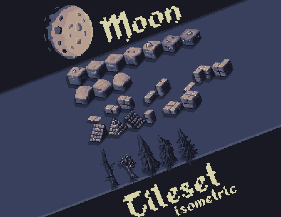 Moon Tileset by RusKom