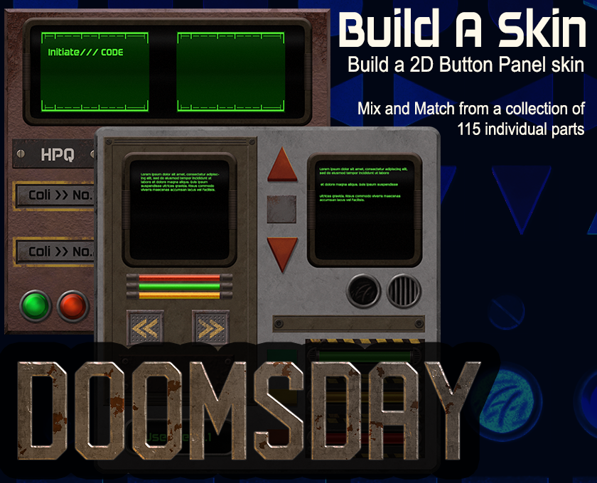 Doomsday: Button Panel Build-A-Skin by dragoonwys