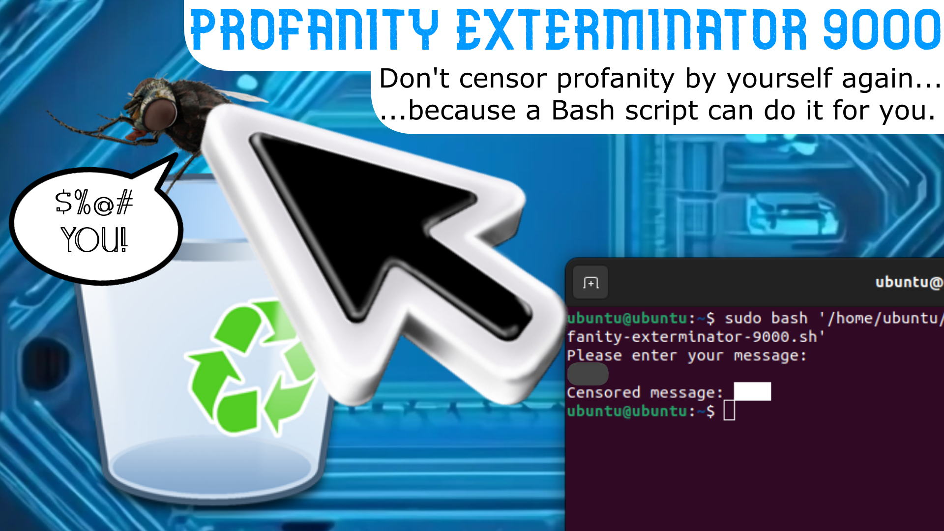 Profanity Exterminator 9000 by mayci_voxel 💜