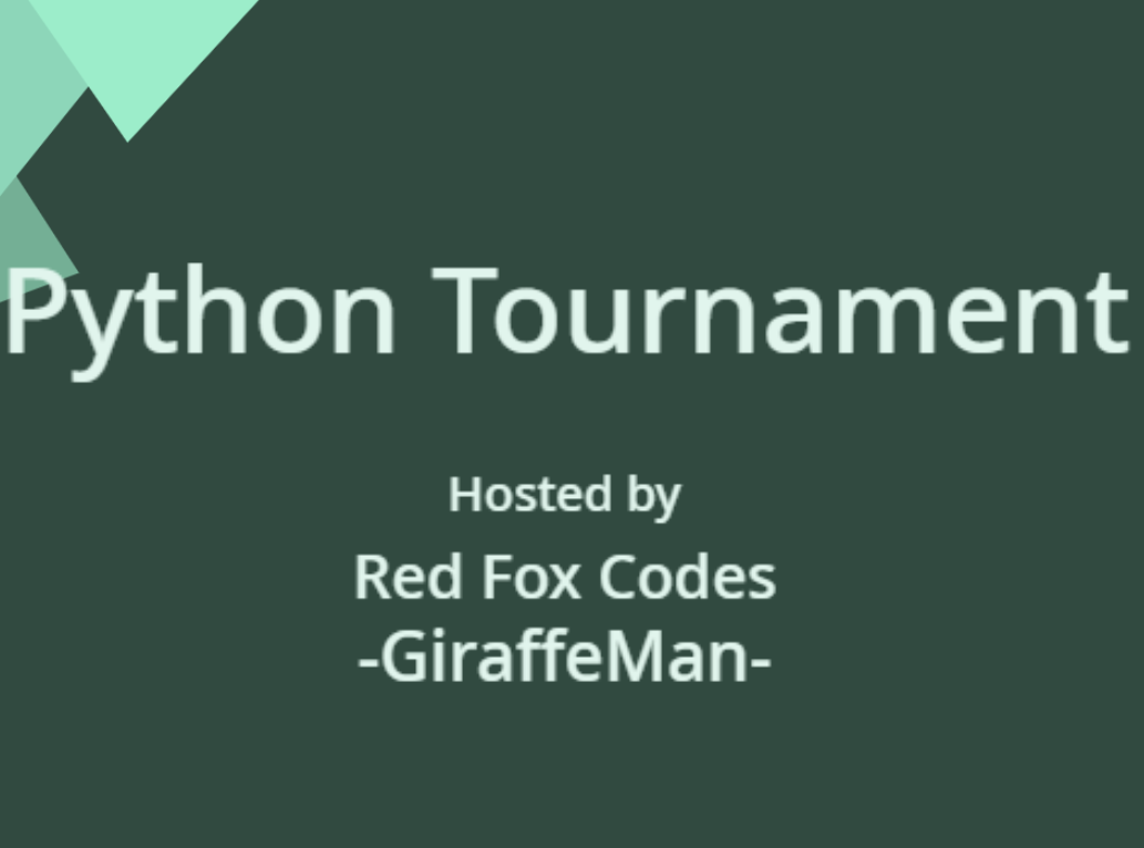 Python Tournament | Round i - itch.io