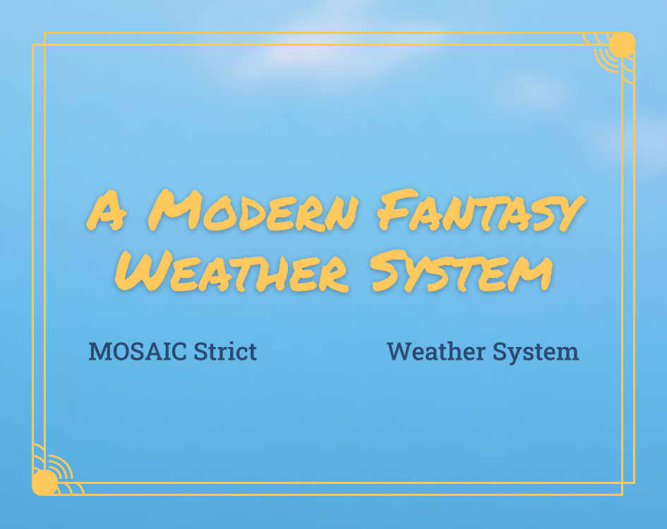 Modern Fantasy Weather System by MarcelineLeiman