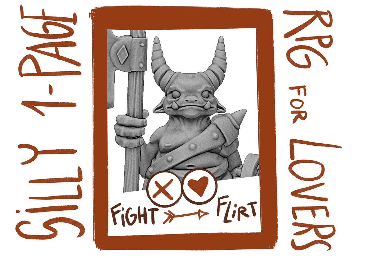 Fight or Flirt - One Page RPG by Tine