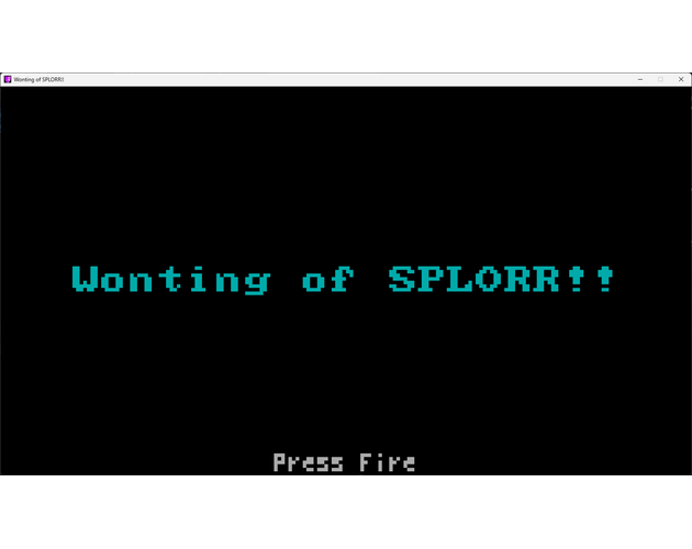 Wonting of SPLORR!! by The Grumpy GameDev for Roguelike jam 5 - itch.io