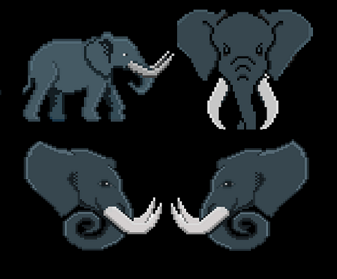 Elephant Sprite by Iamrenz