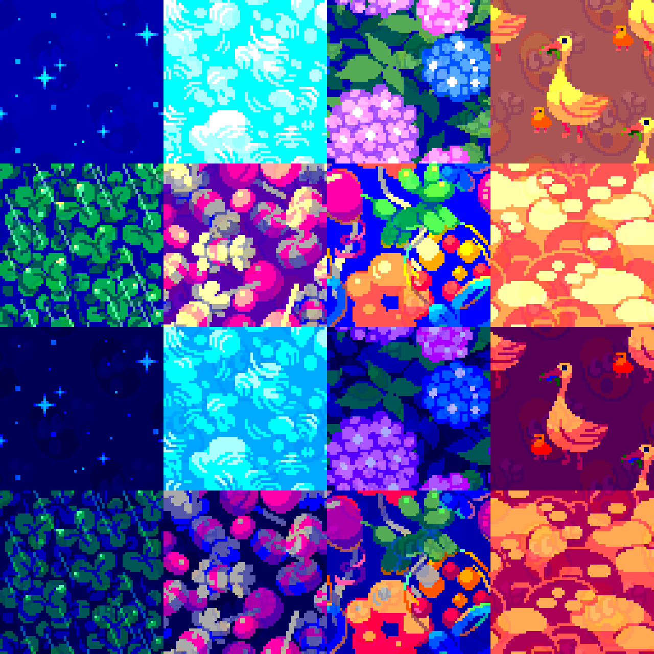 Pixel Patterns by BBUNSIK