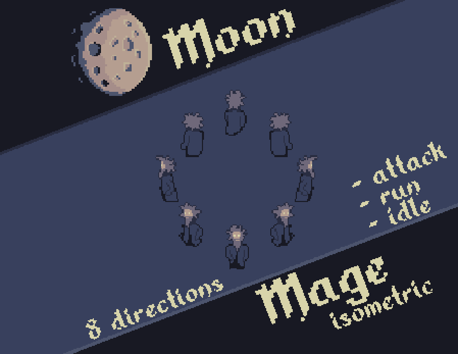 Moon Mage Asset by RusKom