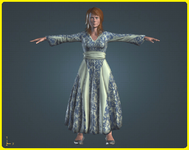 FREE FEMALE CHARACTER MODEL + ANIMATIONS by RUDE-RUDY-TUTORIALS