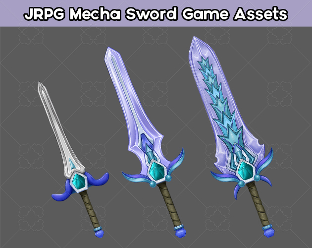 JRPG Mecha Sword Game Assets by SeventhSolution