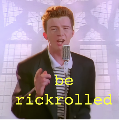 Be RickRolled by PowerPointGames